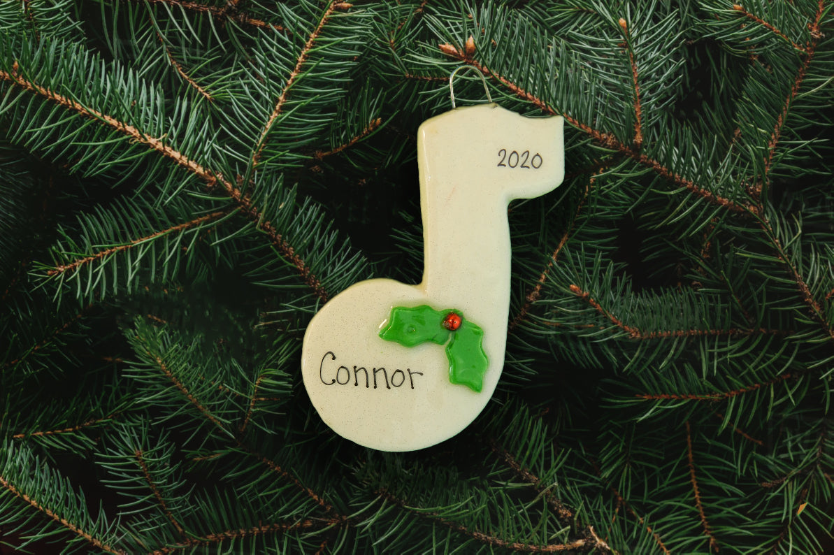 Music Note Ornament │Dough Delights